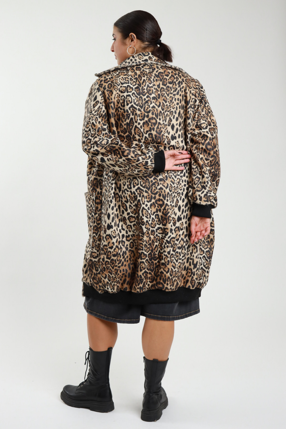 Susy Star - Animal print bomber jacket