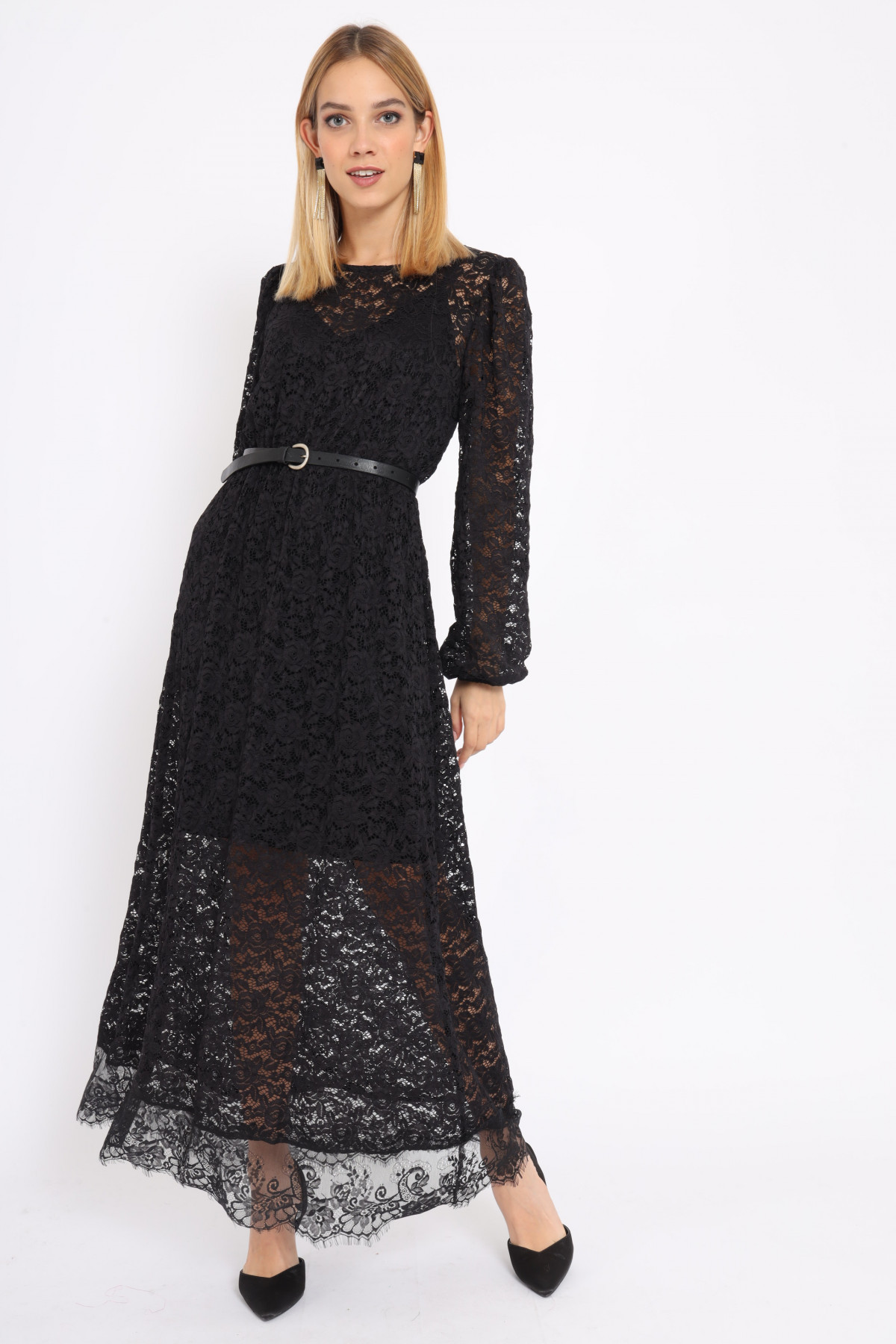 Abito Lungo in Pizzo